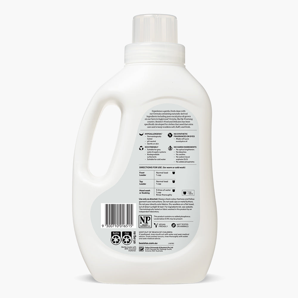 Wool & Delicates Laundry Liquid 1.2L | Gentle Fabric Care
